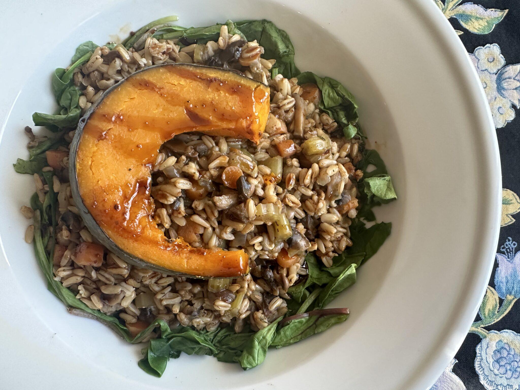 Mouthwatering Mushroom Oat Groat Risotto - Nutmeg Notebook