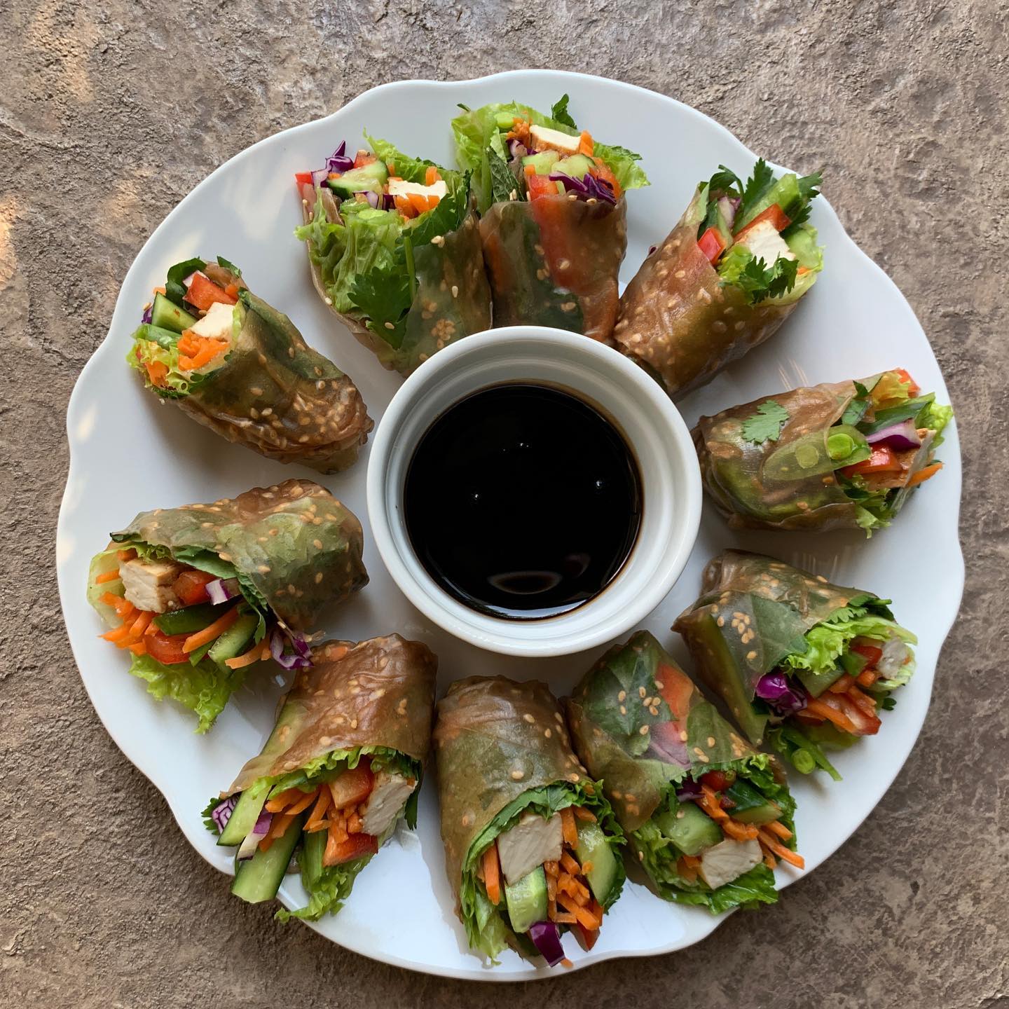 Fresh Spring Roll Wraps / Gluten Free - Nutmeg Notebook