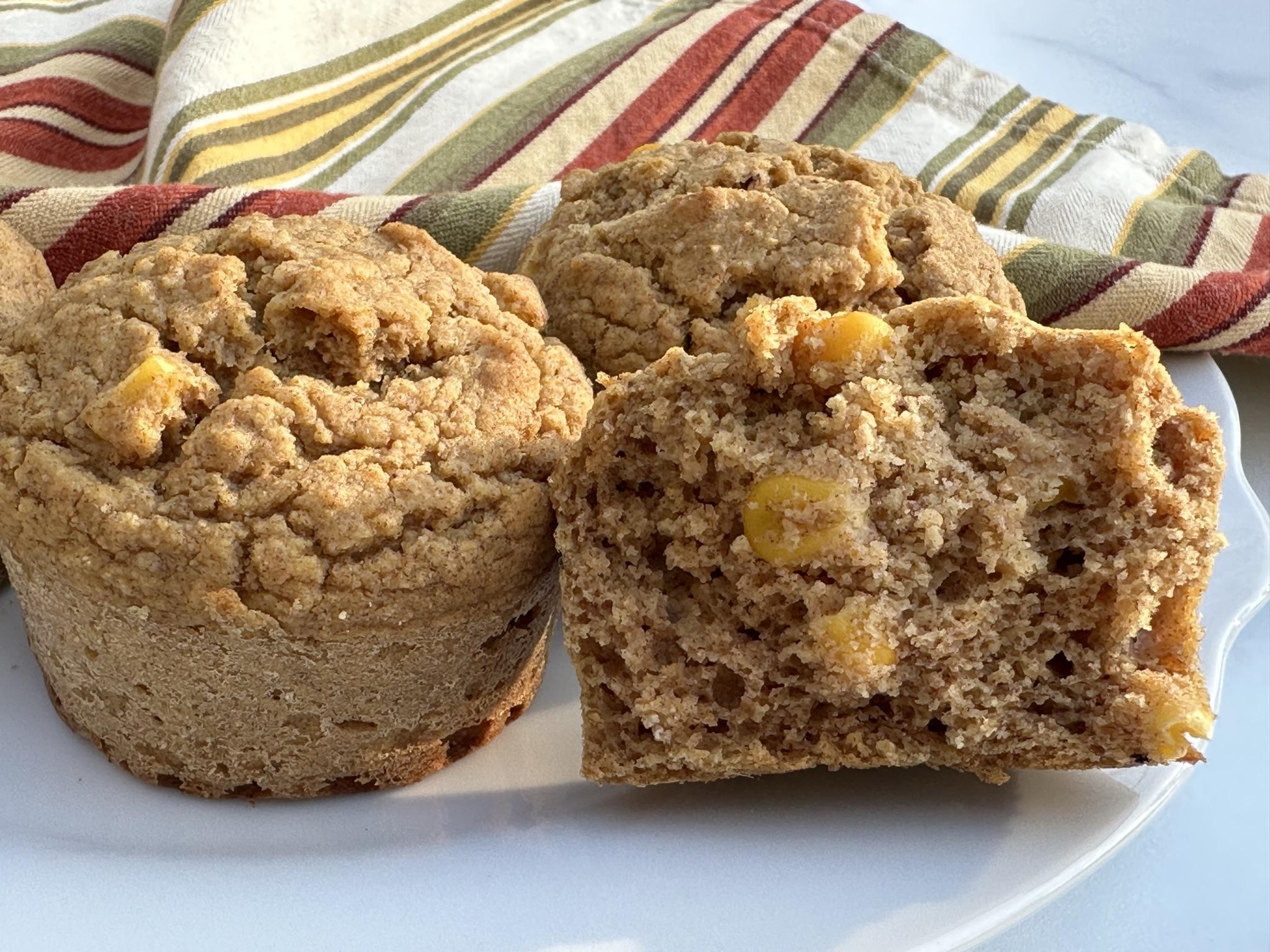 Easy Cornbread Muffins Oil Free, Gluten Free & Vegan - Nutmeg Notebook