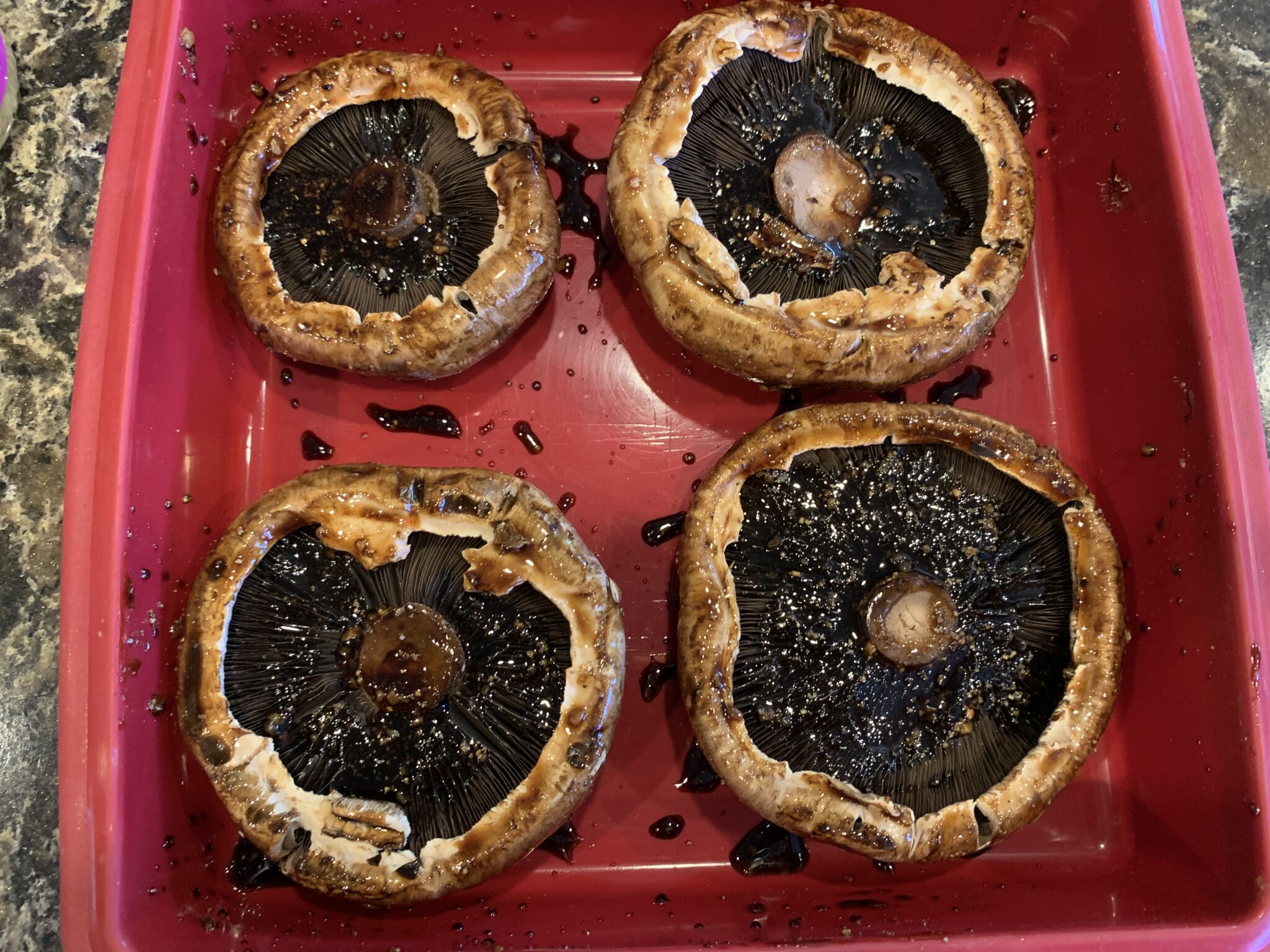 Smoked Hickory Balsamic Grilled Portobello Mushrooms - Nutmeg Notebook