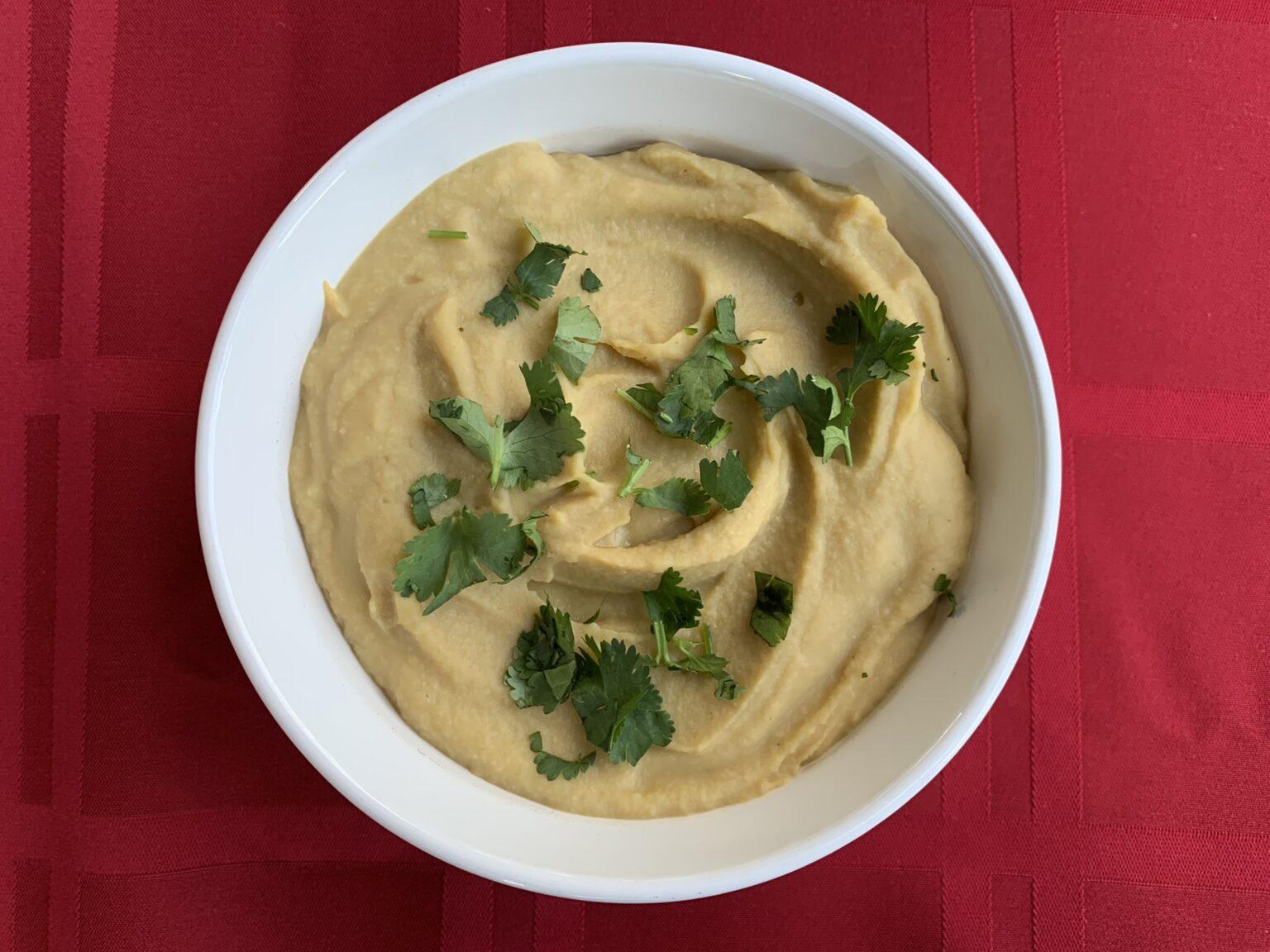 Green Chili Hummus - Nutmeg Notebook
