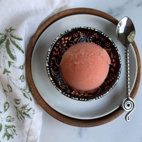 Watermelon Lime Sorbet Ninja CREAMi - Nutmeg Notebook
