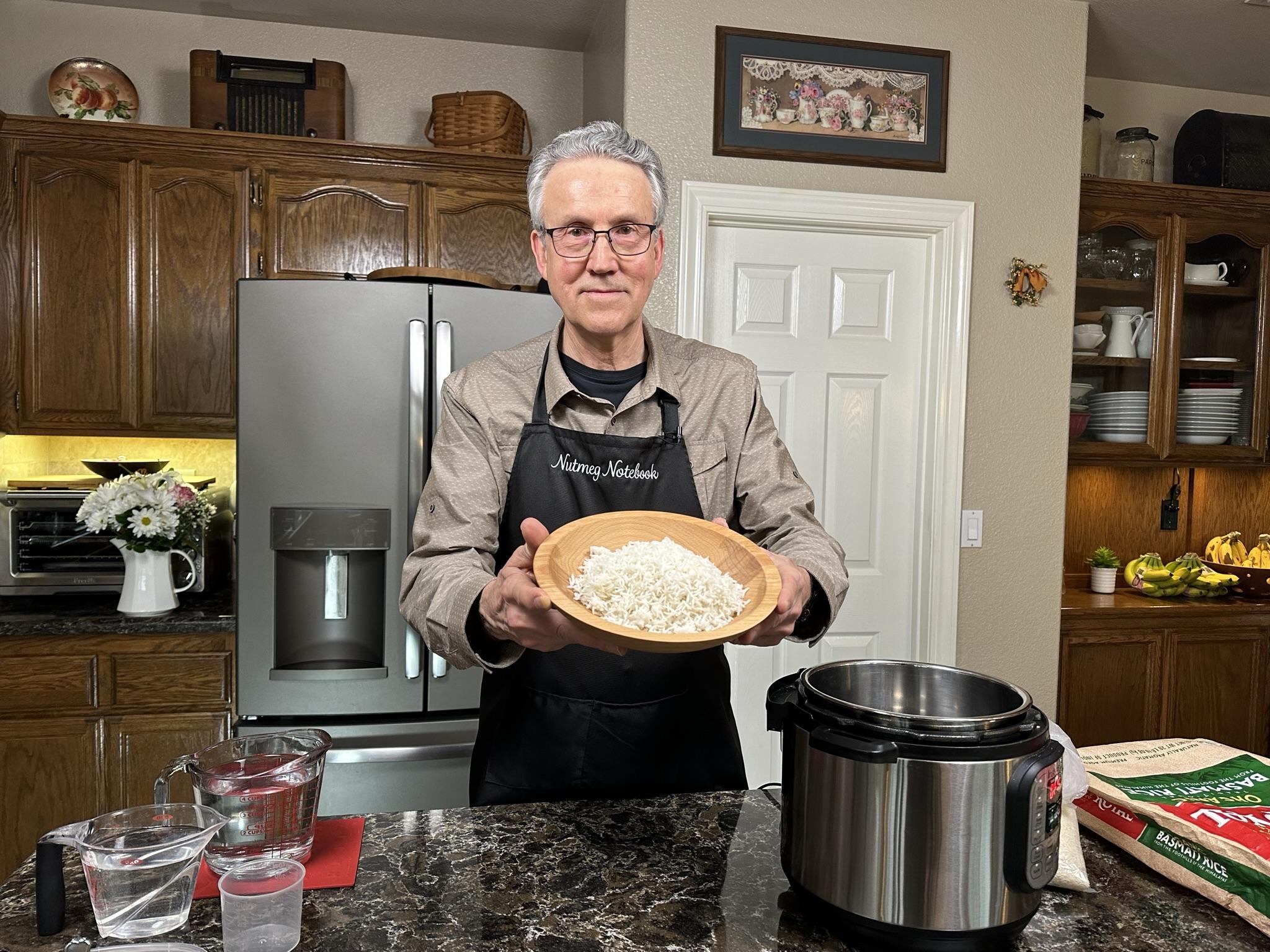 Instant Pot Basmati White Rice - Nutmeg Notebook